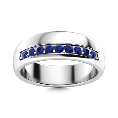 Men's Sapphire Rings | Men's Sapphire Wedding Bands | Diamondere