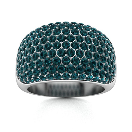 Men's Blue Diamond Wedding Bands | Men's Blue Diamond Rings | Diamondere