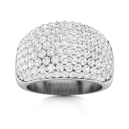 Men's VVS Diamond Wedding Bands | Men's VVS Diamond Rings | Diamondere ...