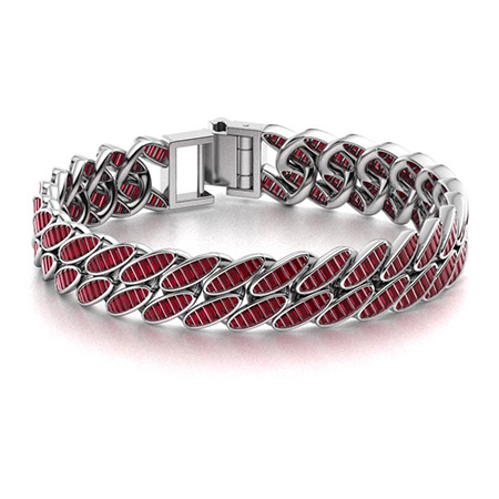 Men's Ruby Bracelets | Men's Bracelets | Diamondere