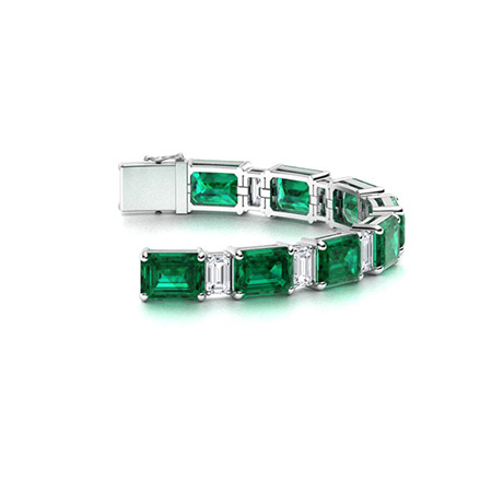 Lab-Created Emerald Bracelets For Women | Certified Fine Jewelry ...