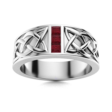 Men's Ruby Rings | Men's Ruby Wedding Bands | Diamondere