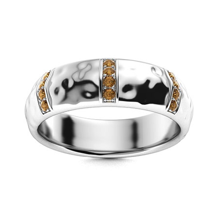 Men's Brown Diamond Wedding Bands | Men's Brown Diamond Rings | Diamondere