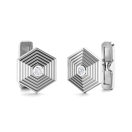 Men's VVS Diamond Cufflinks | Cufflinks | Diamondere