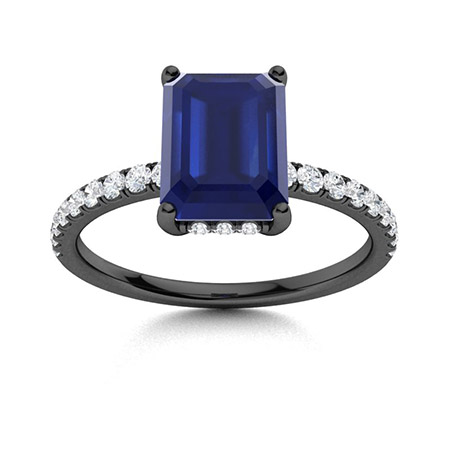 Black Gold Rings For Women | Diamondere