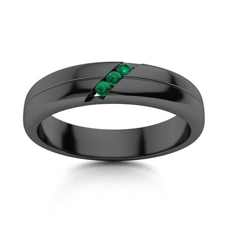 Black Gold Rings For Women | Diamondere