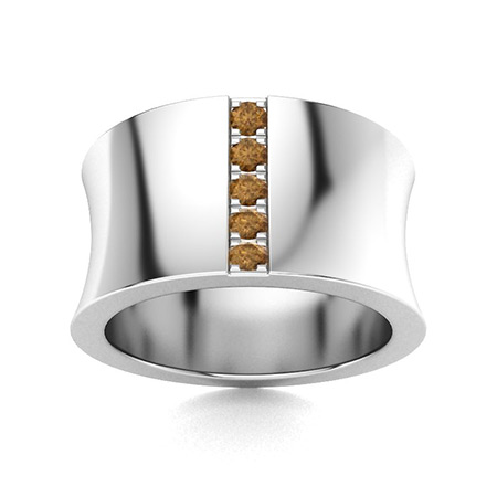 Men's Brown Diamond Wedding Bands | Men's Brown Diamond Rings ...