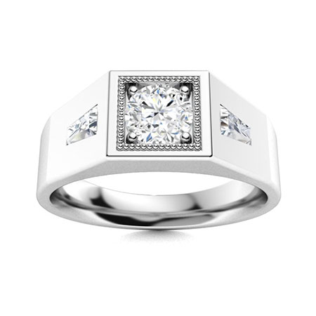 Men's Lab created Diamond Wedding Bands | Men's Lab created Diamond ...