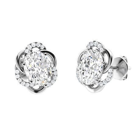Custom Diamond Earrings For Women | Earrings | Diamondere
