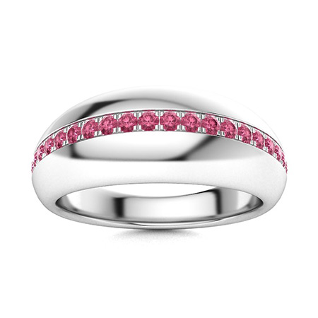 Men's Pink Sapphire Wedding Bands | Men's Pink Sapphire Rings ...
