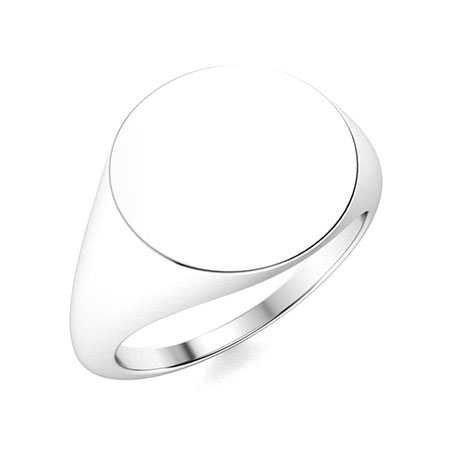 Maita Men's Wedding Band | Men's Rings in 14k White Gold | Diamondere