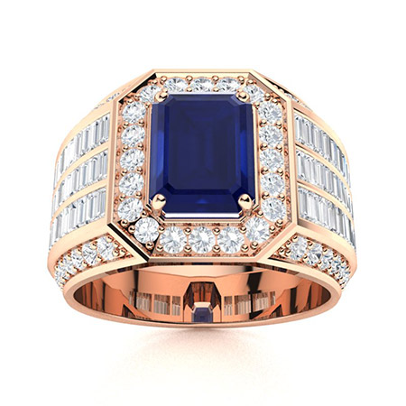 Men's Wedding Bands in Rose Gold | Men's Rings in Rose Gold | Diamondere