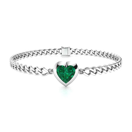 Lab-Created Emerald Bracelets For Women | Certified Fine Jewelry ...