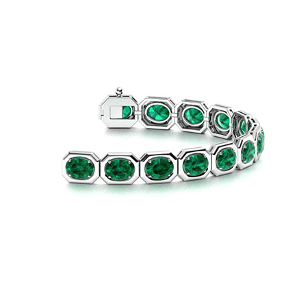 Lab-Created Emerald Bracelets For Women | Certified Fine Jewelry ...