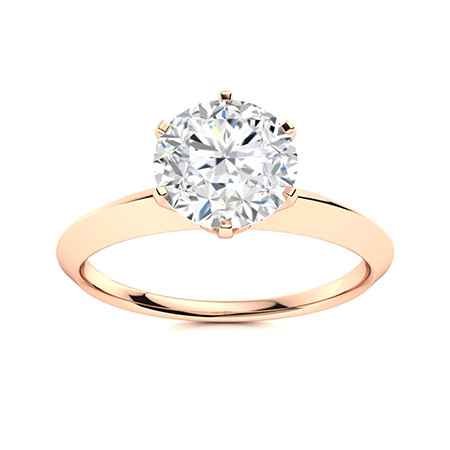 10k Rose Gold Rings For Women | Diamondere