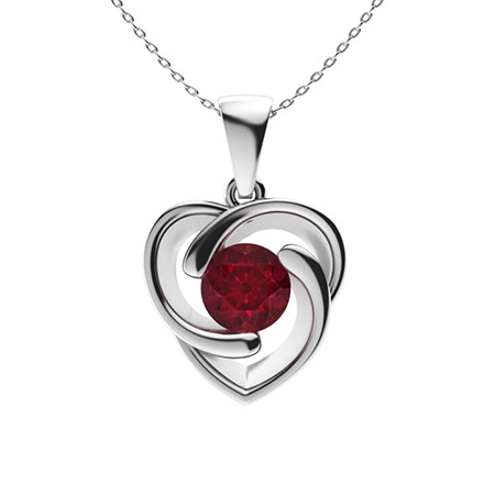 Ruby Necklaces | Ruby Pendants For Women | Pendants | Diamondere