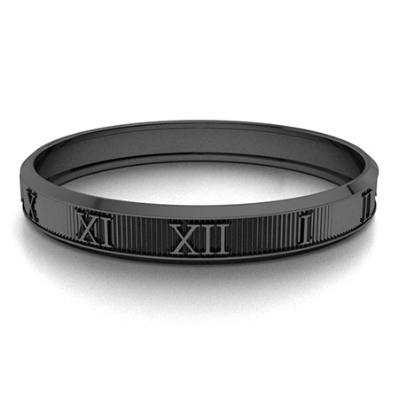 Black Gold Bangles For Women | Diamondere