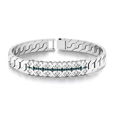 Men's Blue Diamond Jewelry | Men's Jewelry | Diamondere (Natural ...