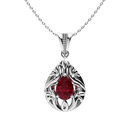Ruby Necklaces | Ruby Pendants For Women | Pendants | Diamondere