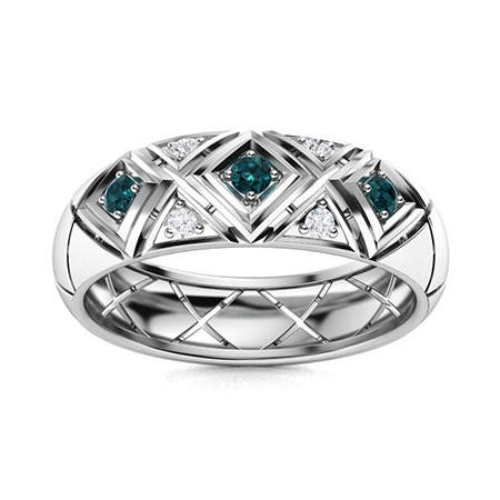 Men's Blue Diamond Jewelry | Men's Jewelry | Diamondere