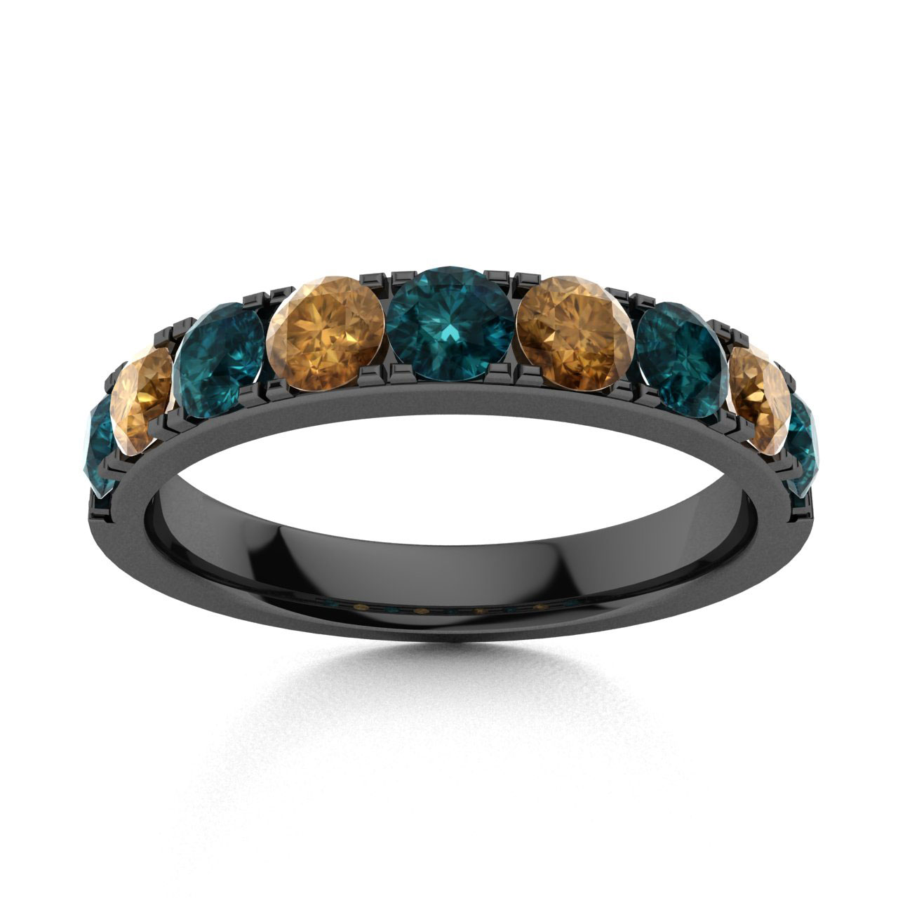 Black Gold Rings For Women | Diamondere