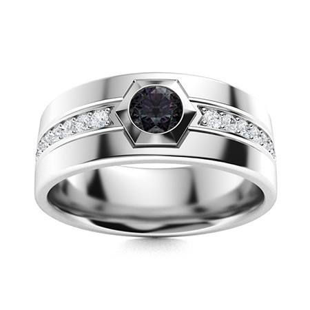 Alexandrite Rings for Men | Certified Fine Jewelry | Diamondere