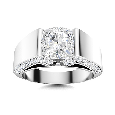 Men's Lab created Diamond Wedding Bands | Men's Lab created Diamond ...