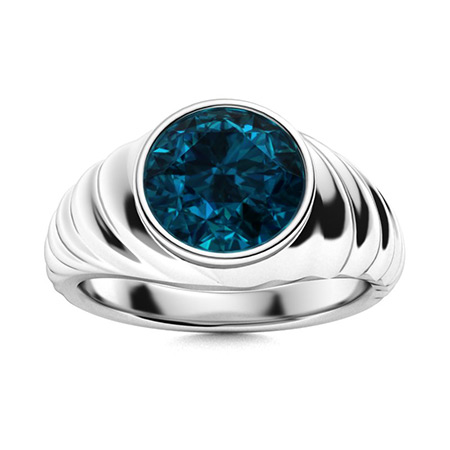 Lab Created Blue Diamond Rings for Women | Certified Fine Jewelry ...