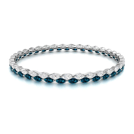 London Blue Topaz Bangles For Women | Bangles | Diamondere