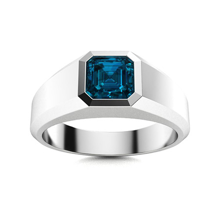 Lab Created Blue Diamond Rings for Women | Certified Fine Jewelry ...