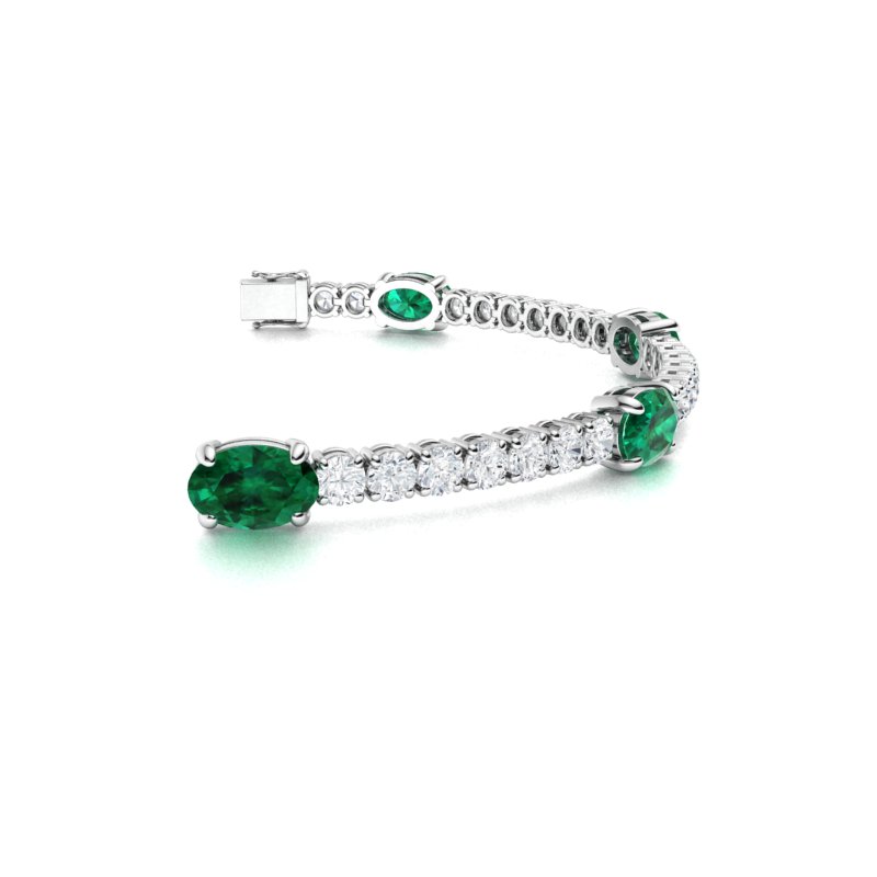 Lab-Created Emerald Bracelets For Women | Certified Fine Jewelry ...