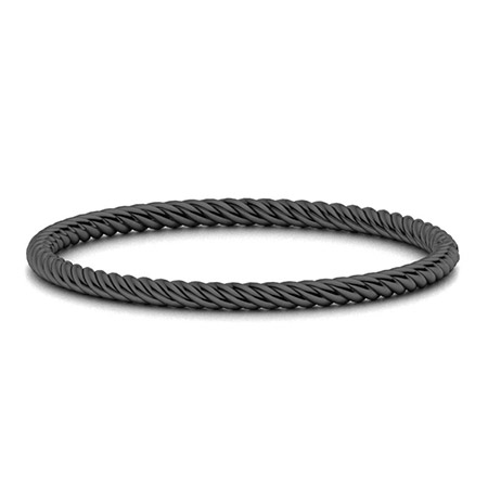 Black Gold Bangles For Women | Diamondere