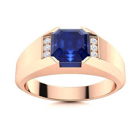 Men's Wedding Bands in Rose Gold | Men's Rings in Rose Gold | Diamondere