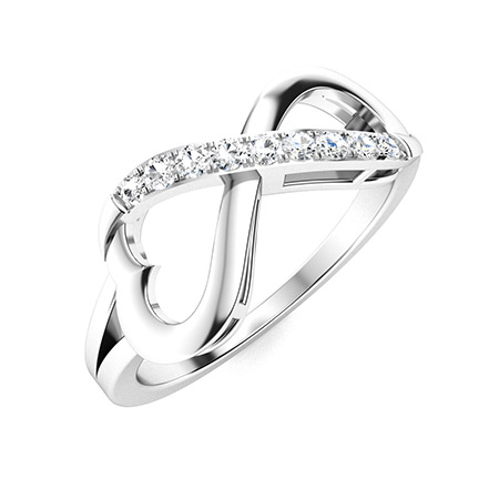 Talia Ring with Round SI Diamond | 0.09 carats Round SI Diamond Wedding ...