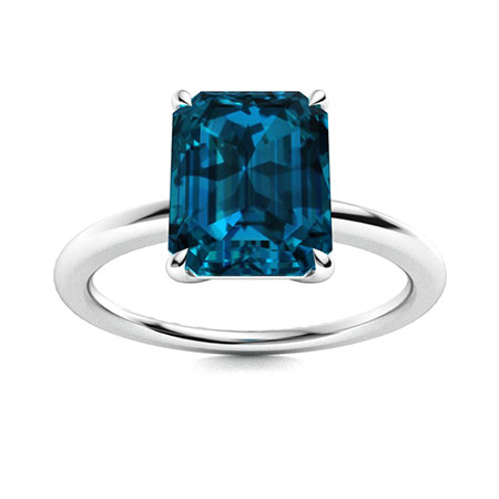 Lab-Created Blue Diamond Rings for Women | Certified Fine Jewelry ...
