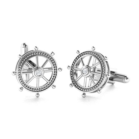 Men's VVS Diamond Cufflinks | Cufflinks | Diamondere