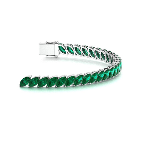 Lab-Created Emerald Bracelets For Women | Certified Fine Jewelry ...
