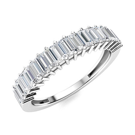 Tinette Ring with Baguette VS Diamond | 0.6 carats Baguette VS Diamond ...
