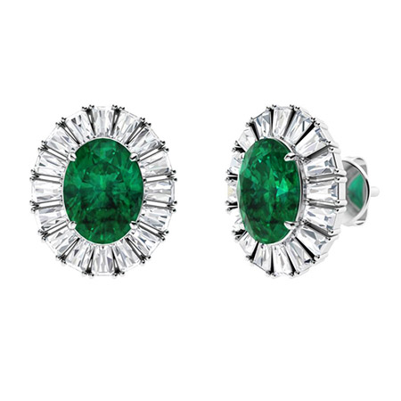 Lab-Created Emerald Earrings For Women | Certified Fine Jewelry ...
