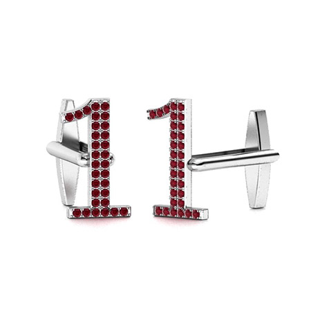 Men's Ruby Cufflinks | Cufflinks | Diamondere (Natural & Certified)