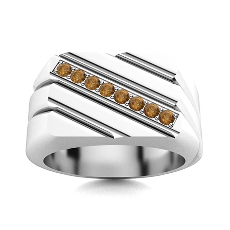 Men's Brown Diamond Wedding Bands | Men's Brown Diamond Rings ...