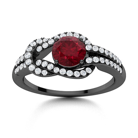 Black Gold Rings For Women | Diamondere