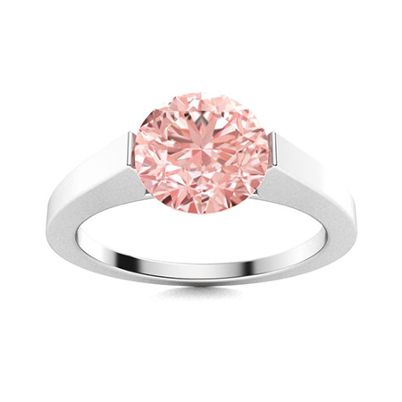 Lab-Created Pink Diamond Rings For Women | Diamondere