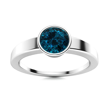 Lab-Created Blue Diamond Rings for Women | Certified Fine Jewelry ...