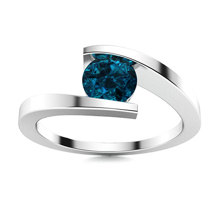 Lab-Created Blue Diamond Rings for Women | Certified Fine Jewelry ...