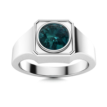 Men's Blue Diamond Wedding Bands | Men's Blue Diamond Rings | Diamondere