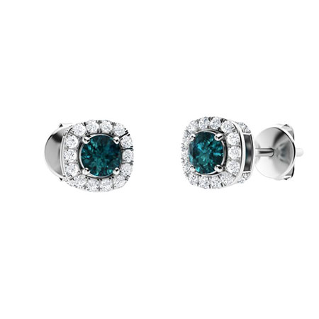 Blue Diamond Earrings For Women | Earrings | Diamondere