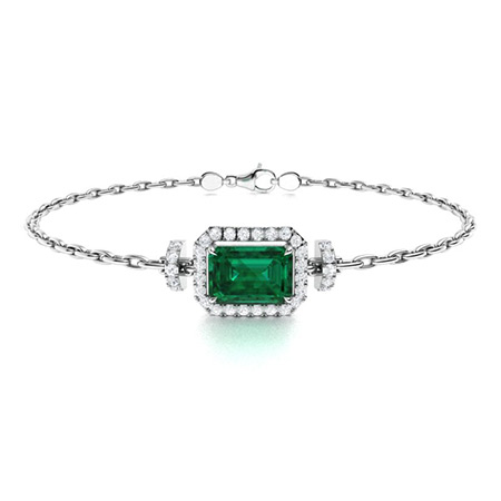 Lab-Created Emerald Bracelets For Women | Certified Fine Jewelry ...